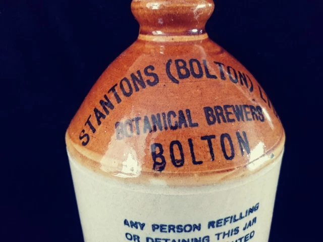 ANTIQUE STANTONS (BOLTON) Ltd. Botanical Brewers Bolton Stoneware ...