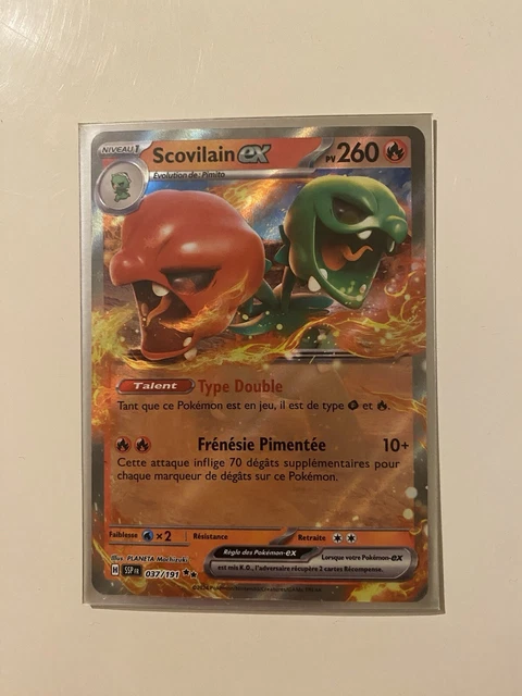 CARTE POKÉMON SCOVILAIN 37/191 EV8 Ex Etincelles Déferlantes SSP FR EUR ...