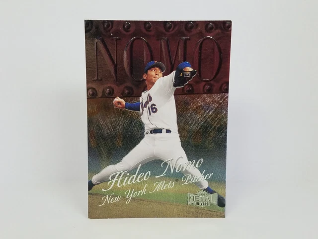 1999 SKYBOX METAL Universe #186 Hideo Nomo, Mets de New York - Carte de ...