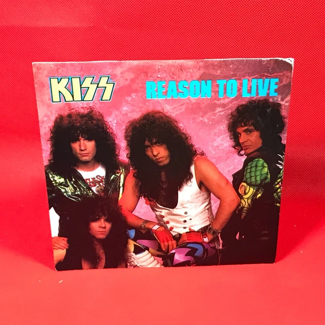KISS REASON TO Live 1987 UK 7" vinyl single original 45 vertigo record ...