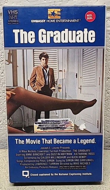 THE GRADUATE VHS 1987 Tape Home Entertainment Dustin Hoffman Ann ...