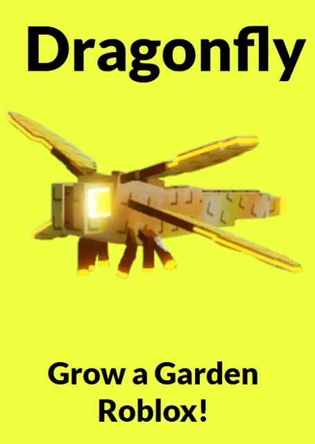 🟢🦟DRAGONFLY🦟🌱GROW A GARDEN🌱🐶 PETS🐶 🎮ROBLOX🎮 Super Fast Delivery🚀 $10.50 ...