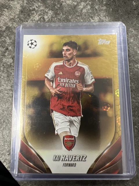 2023-24 TOPPS AMMIRAGLIA UCC Kai Havertz Gold Starball carta inserta ...
