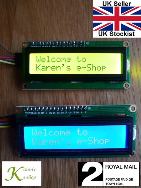 Module Daffichage Lcd 16x2 Iici2ctwi 1602 Pour Arduino Eur 808