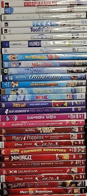 WHOLESALE LOT 100+ DVDs Kids & Family Children's Baby Pixar Disney Elmo Potter £83.95 - PicClick UK