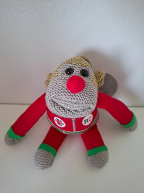 PG TIPS MONKEY~SOFT Toy~Knitted Beany~Comic Relief~Red Nose Day ...