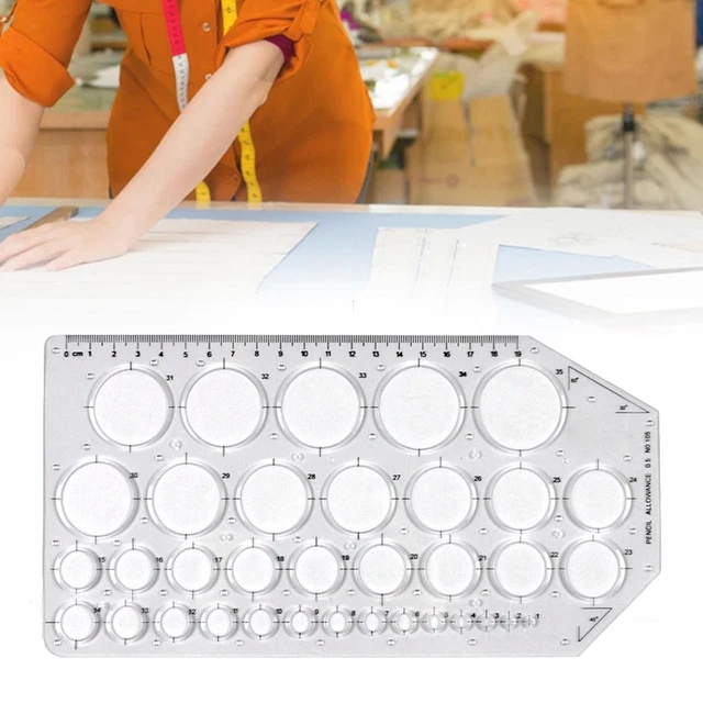 ARCHITECTURAL TEMPLATE DRAFTING Tool Drawing Geometry Draft Ruler for ...