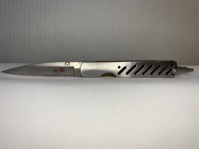 *VINTAGE* AL MAR SEKI JAPAN 2001 QUICKSILVER LOCKBACK KNIFE *Rare* $73. ...
