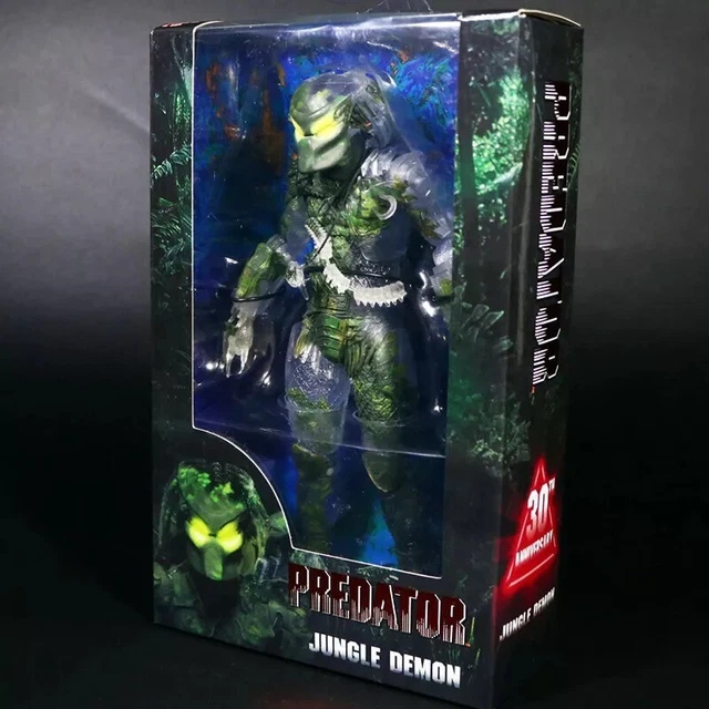 NECA PREDATOR JUNGLE Demon 30th Anniversary Figur mit Box Sammlerstück ...
