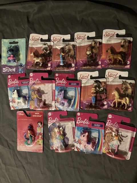 DREAMWORKS/BARBIE/DISNEY SPIRIT UNTAMED Mattel Micro Collection Mini ...