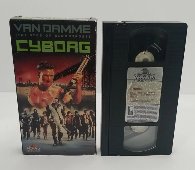 CYBORG VHS 1989 Jean-Claude Van Damme MGM Home Video 80s Action Movie £ ...
