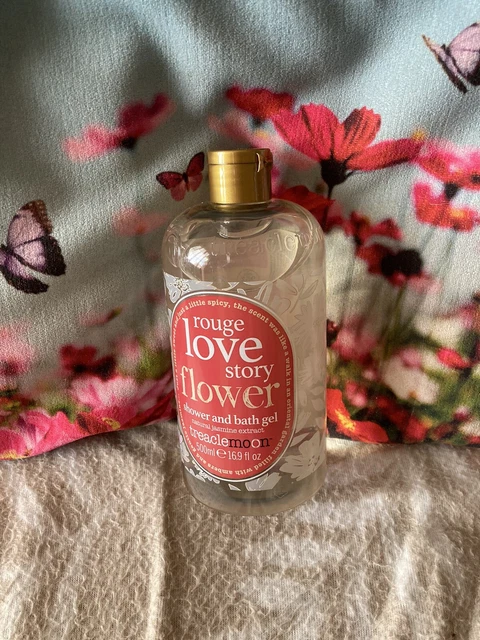 TREACLE MOON ROUGE Love Story Flower Shower & Bath Gel- 500ml - New £7. ...