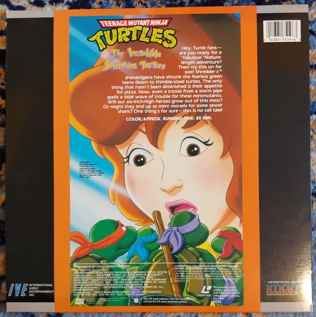 TEENAGE MUTANT NINJA Turtles - The Incredible Shrinking Turtles 1990 ...