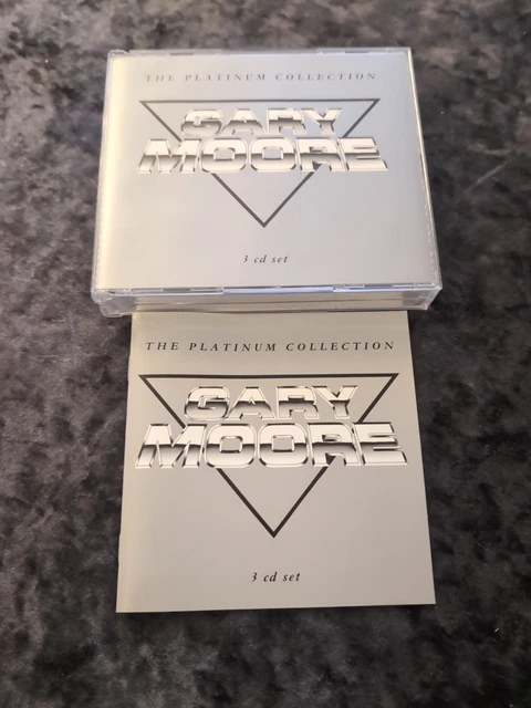 PLATINUM COLLECTION GARY Moore 3cd Set, Complete VGC £9.95 - PicClick UK
