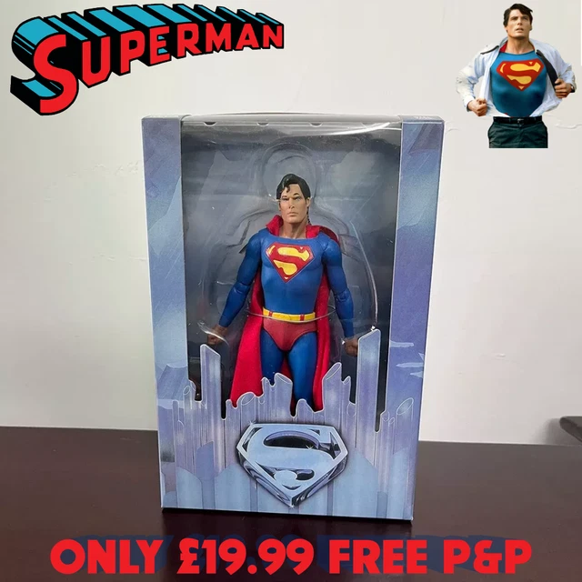 SUPERMAN ACTION FIGURE Christopher Reeve classic 1978 7inch model toy £ ...