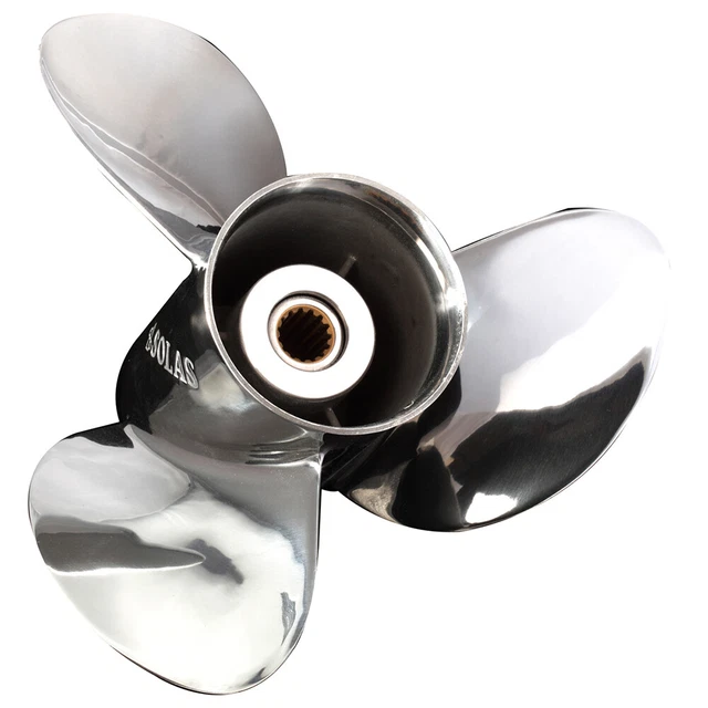 13.75X15 PROPELLER FITS Johnson/Evinrude 3 Cyl Commercial 13 Spline 70 ...
