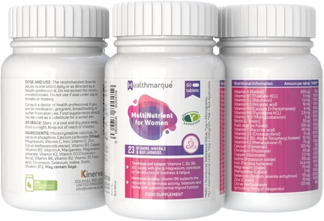 MULTIVITAMINS & MINERALS Vitamins With High Strength 60 Tablets For ...