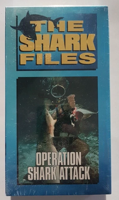 THE SHARK FILES VHS Operation Shark Attack 1987 Divers Reef Shark ...