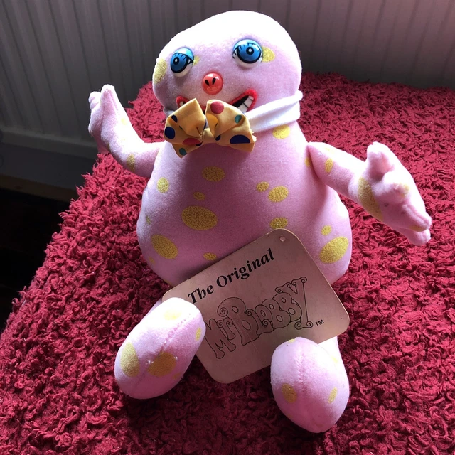 MR BLOBBY SOFT Toy Plush 30cm Noels House Party BBC Vintage 1990s £14. ...