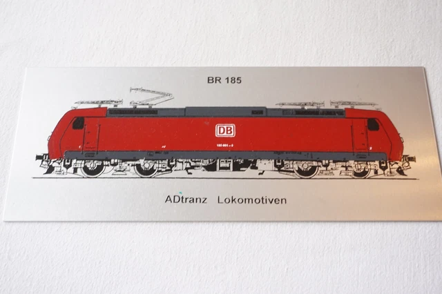 ADTRANZ DB DEUTSCHE Lokomotiven Locomotive Metal Railway Display Sign ...