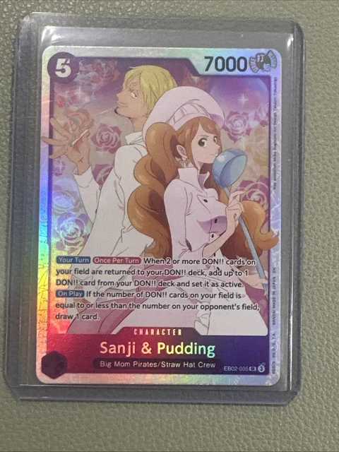 SANJI AND PUDDING - EB02-035 - (SR) One Piece Card Game - English $15.00 - PicClick AU