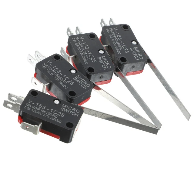ELECTRIC LIMIT SWITCH 2 Pin Micro Switch Sensitive Micro Switch £6.69 ...