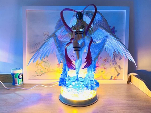 ANGEL-STUDIO DIGIMON ANGEWOMON 1/4 Statue LED Painted Model Cast Off IN ...
