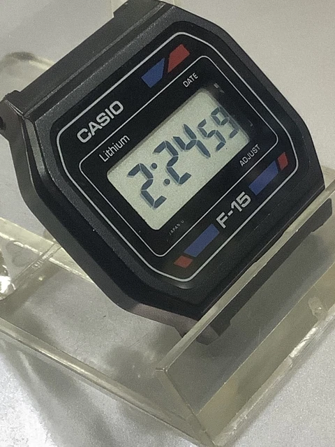 CASIO F 15 - Mod. 350 - JAPAN Vintage Años 80 - NO BAND & BACK !!!! EUR ...
