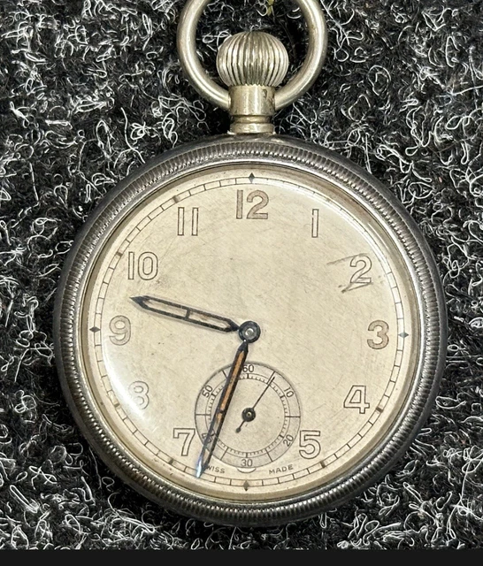 WW2 BRITISH RAF Navigators Pocket Watch by Rvue Thommen Calibre 30 £435 ...
