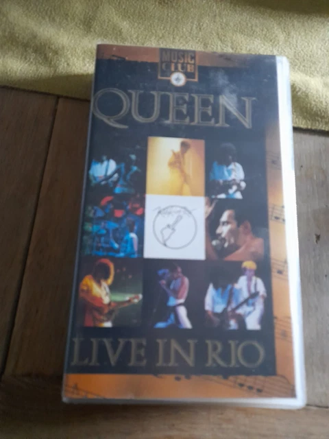 VINTAGE VHS TAPE Queen Live In Rio Music Club £4.38 - PicClick UK