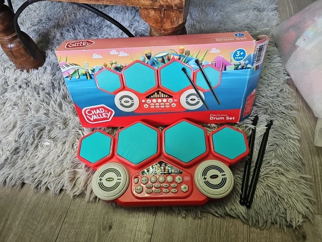 CHAD VALLEY ELECTRONIC Drum Set Band Beats Flashing Lights Music With ...