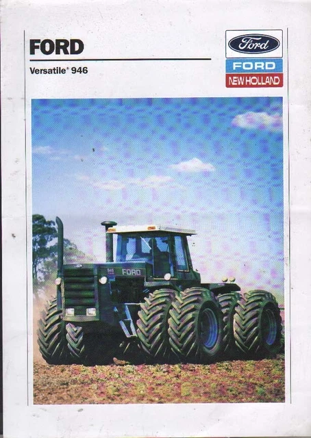 FORD VERSATILE &946& Articulated Tractor Brochure Leaflet £6.00 ...