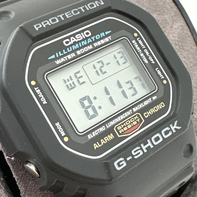 CASIO G-SHOCK 3229 DW-5600E Black Sport Wristwatch Illuminator Alarm ...
