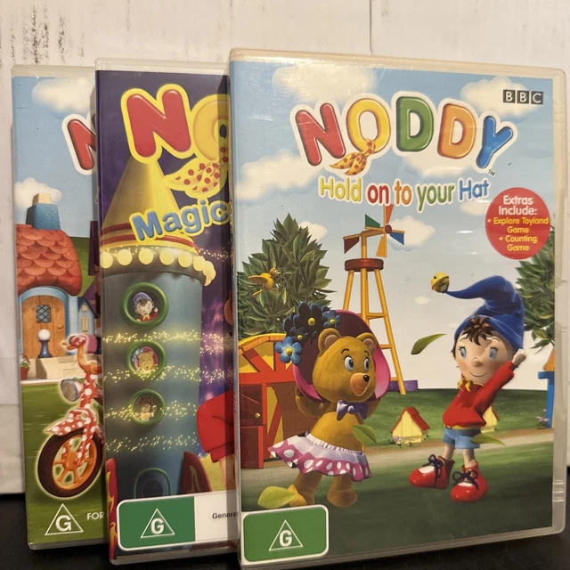 NODDY DVD BUNDLE - A Bike For Big Ears, Magical Moondust, Hold Onto ...