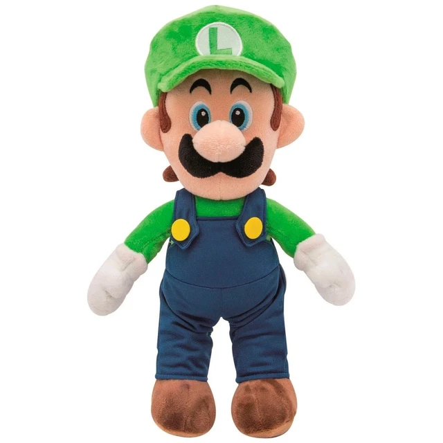 NINTENDO SUPER MARIO Luigi Plush Soft Toy Character 30cm Valentines ...