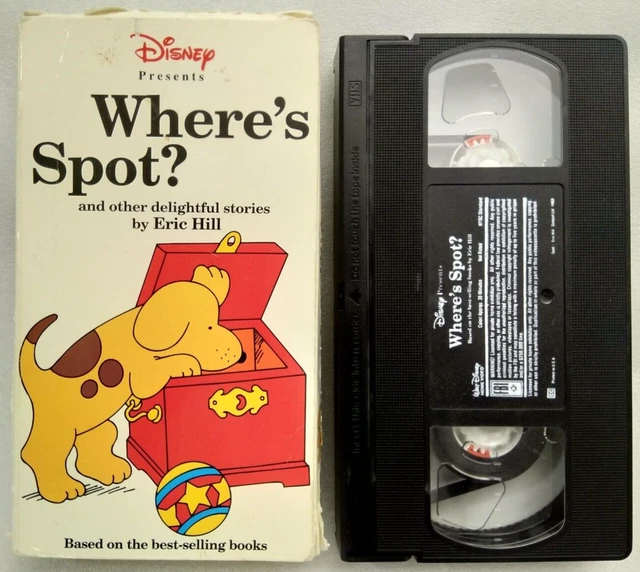 SPOT - WHERE'S Spot (VHS, 1998, Walt Disney) EUR 13,32 - PicClick FR