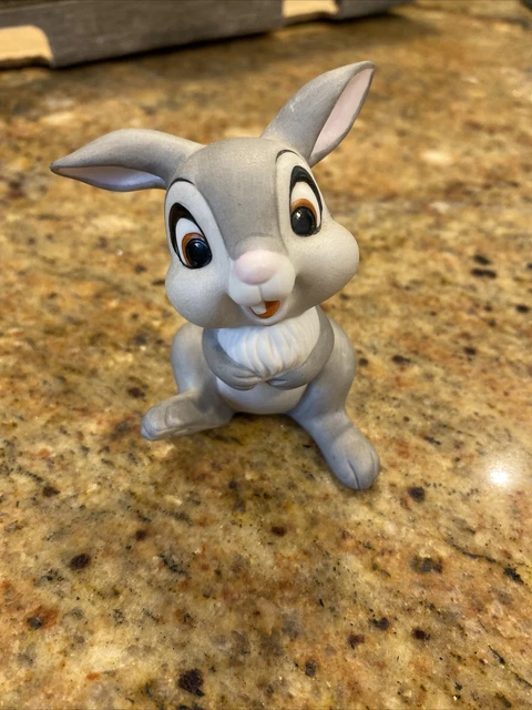 VINTAGE WALT DISNEY Bambi Porcelain Thumper Rabbit Bunny 3” Figurine £ ...