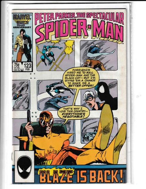BANDE DESSINÉE SPIDER-MAN Peter Parker The Spectaculaire Feb #123 ...