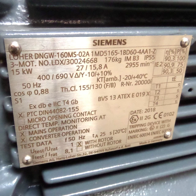 SIEMENS SIMOTICS XP NSP-Motor 1MD5165-1BD60-4AA1-Z NOV EUR 4.499,00 ...