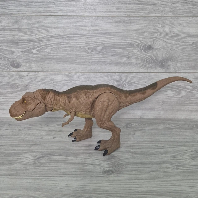 JURASSIC WORLD ROARING Shaking Tyrannosaurus Rex T Rex Extreme Chompin ...