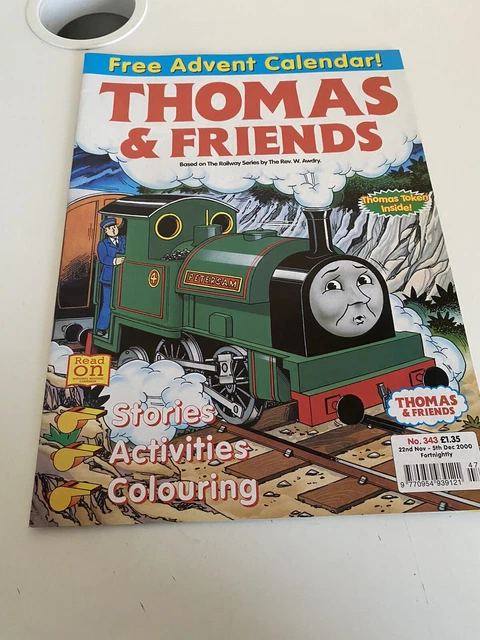 VINTAGE THOMAS THE Tank Engine & Friends Magazine 22nd Nov 5th Dec 2000 ...