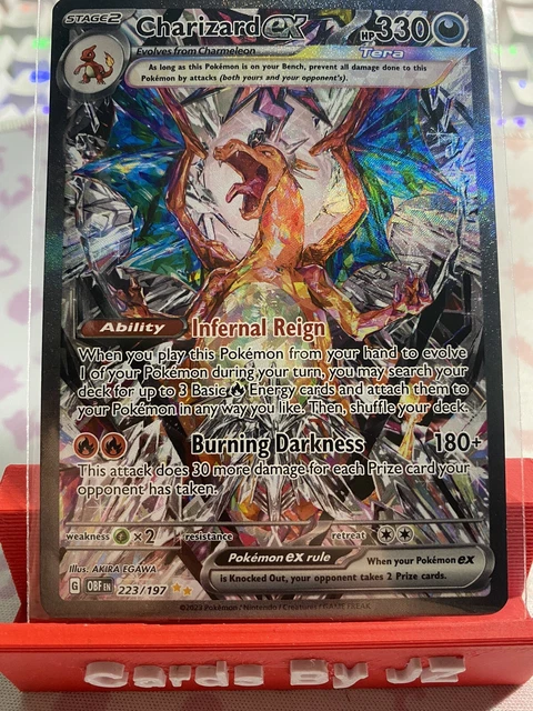 POKÉMON TCG CHARIZARD ex Obsidian Flames 223/197 Special Illustration ...