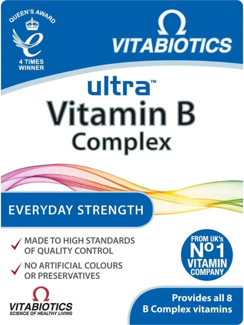 VITABIOTICS ULTRA VIT B Complex, 60 Tablets £6.17 - PicClick UK