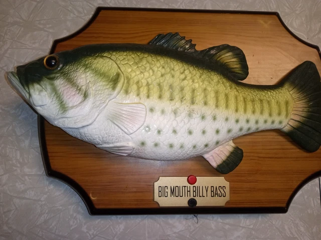 BIG MOUTH BILLY Bass Original Singing Fish Vintage 1999 £26.92 ...