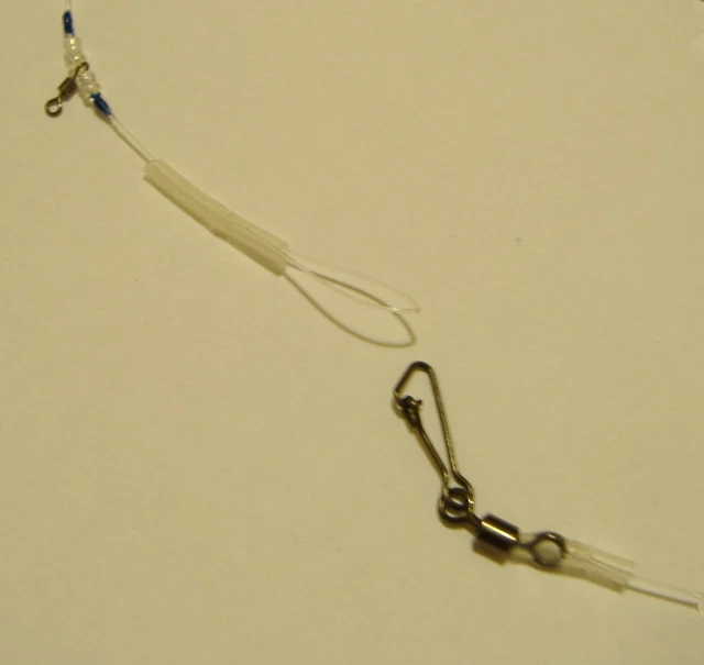 10 TERMINALI assortiti surf casting surfcasting montature parature ...