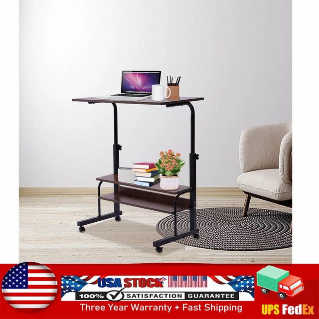 HOME OFFICE LAPTOP Desk Rolling Adjustable Portable Table Computer ...