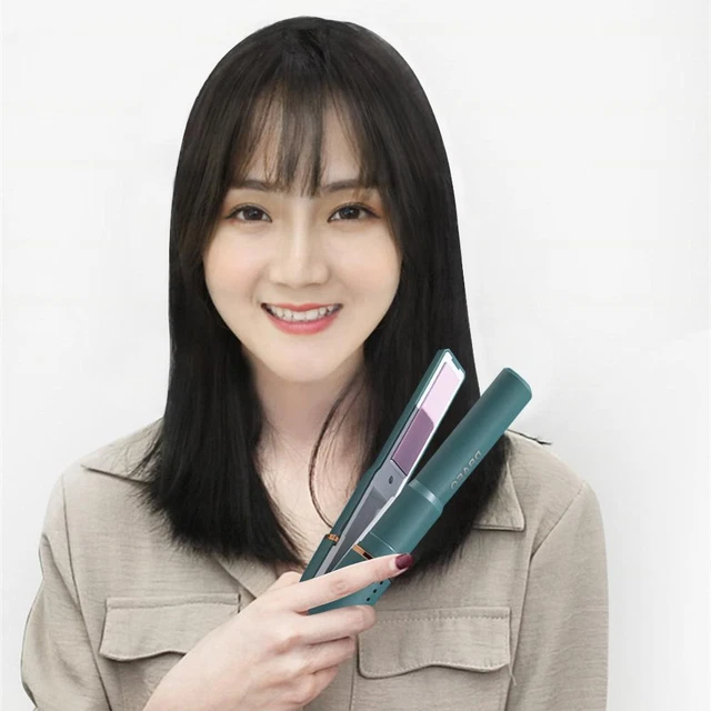 MINI ATTELLE PORTABLE recharge sans fil en fer à friser cheveux (vert ...