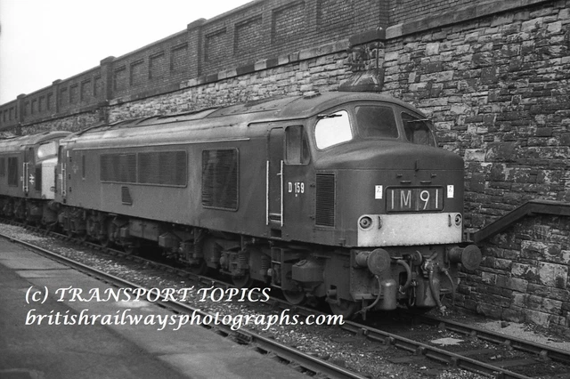DIESEL RAILWAY PHOTO CLASS 45 PEAK No D65 GRENADIER GUARDSMAN DERBY ...