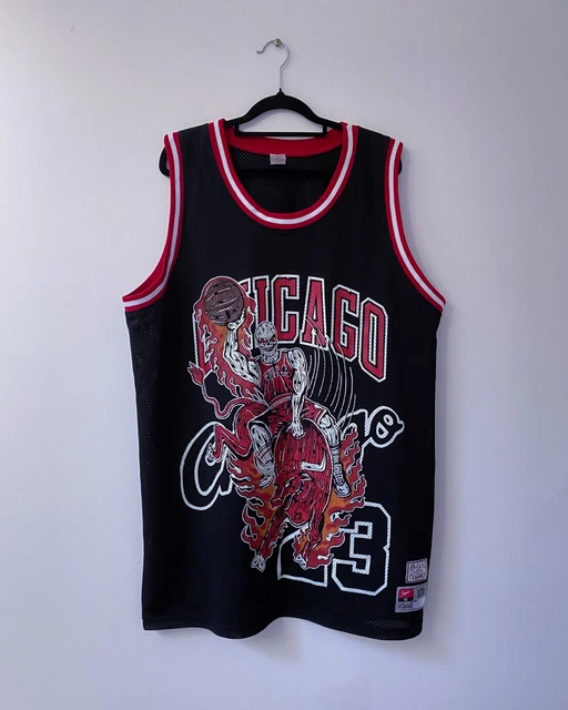 WARREN LOTAS X Chicago Bulls Black Fallas Classic NBA Jersey - Size XXL ...