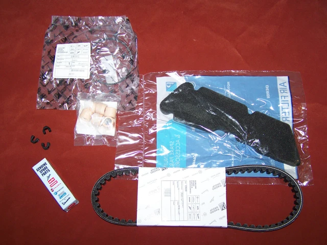 VESPA PIAGGIO ZIP II 2-Takt C25 Keilriemen Set Variorollen Luftfilter ...